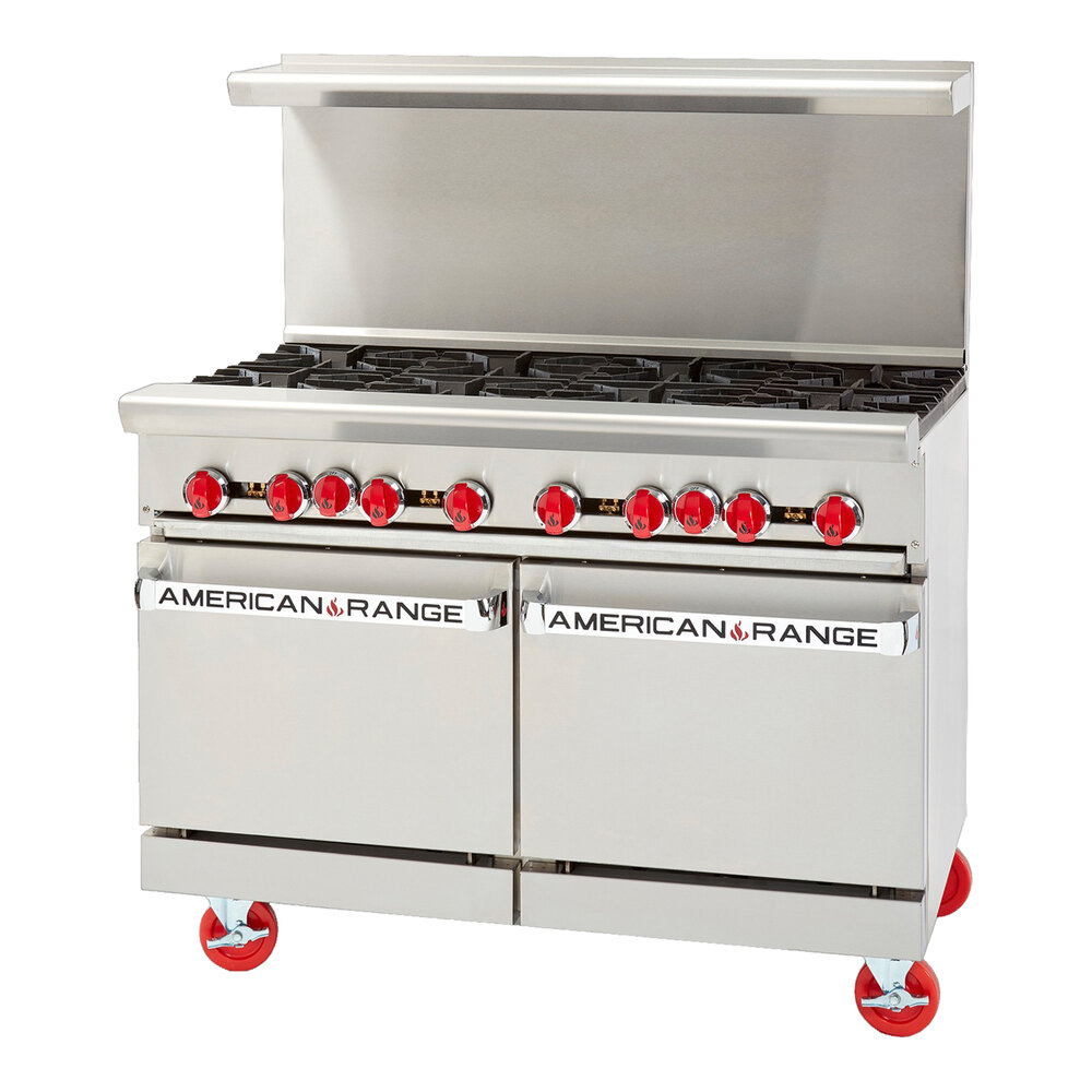 American Range AR-24G-4B 48" Liquid Propane 4-Burner Range with 24 ...