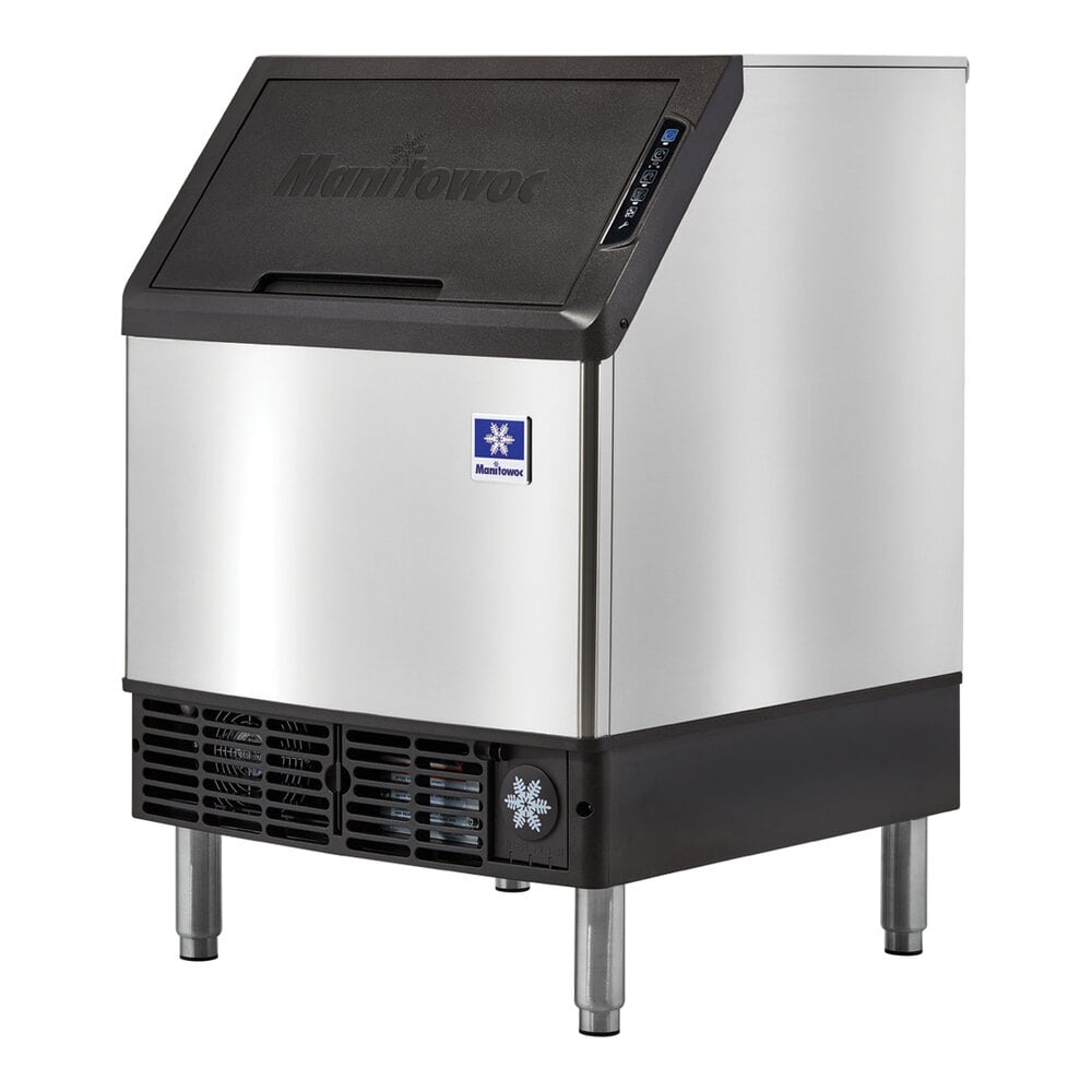 Manitowoc UDP0240A-261ZG NEO 26" Air Cooled Undercounter Full Dice Cube Ice Machine with 90 lb ...