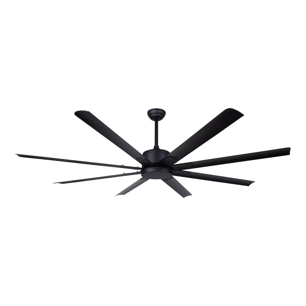 Canarm EZRA 72" Matte Black Aluminum Indoor / Outdoor Ceiling Fan ...