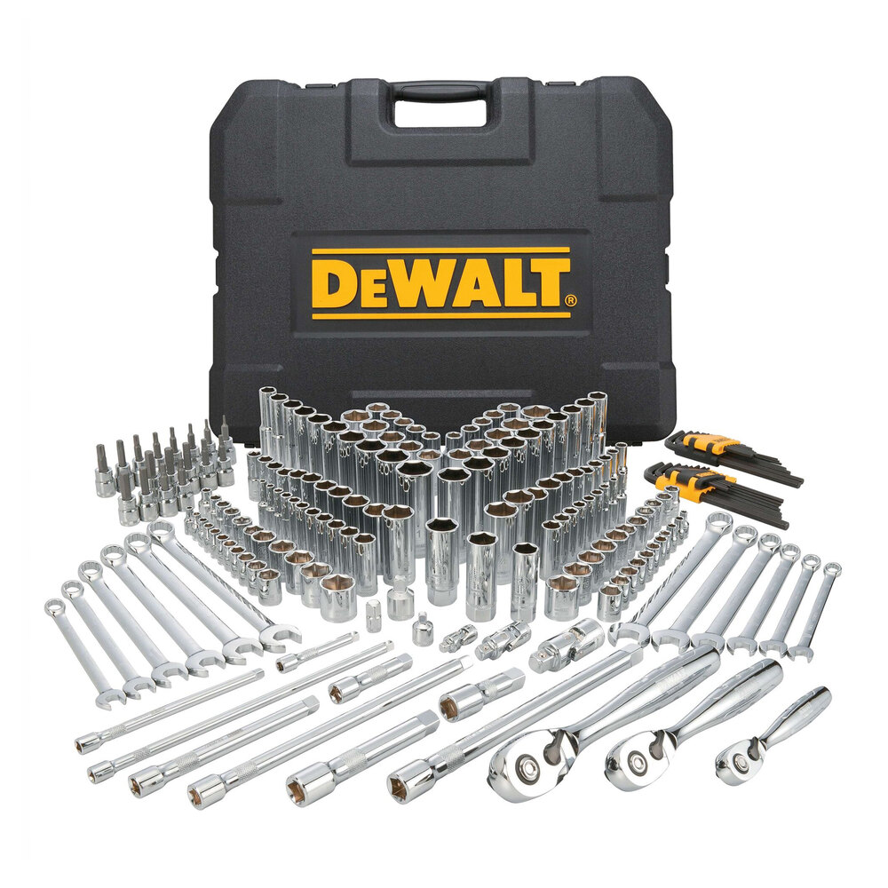 DeWalt 1/4"-3/8" 204-Piece Mechanic's Tool Set with Storage Case DWMT72165