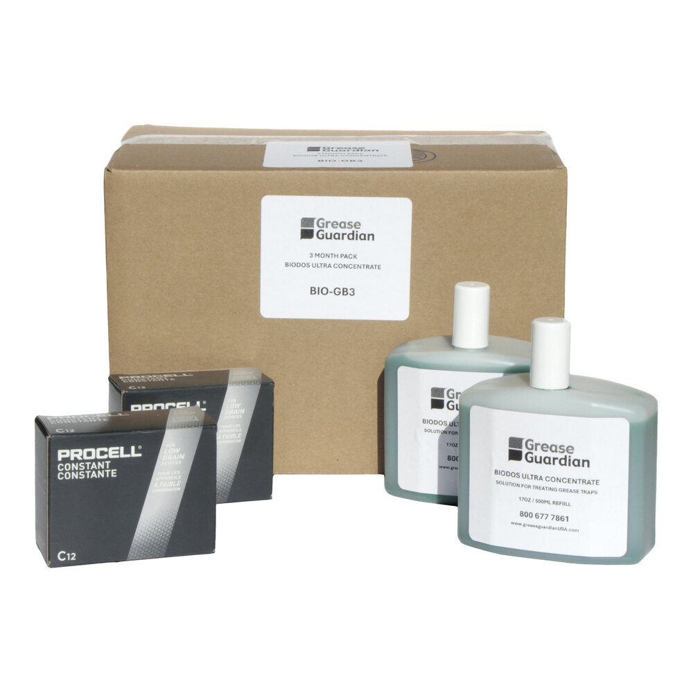 Grease Guardian BIO-GB3 3 Month Refill Pack