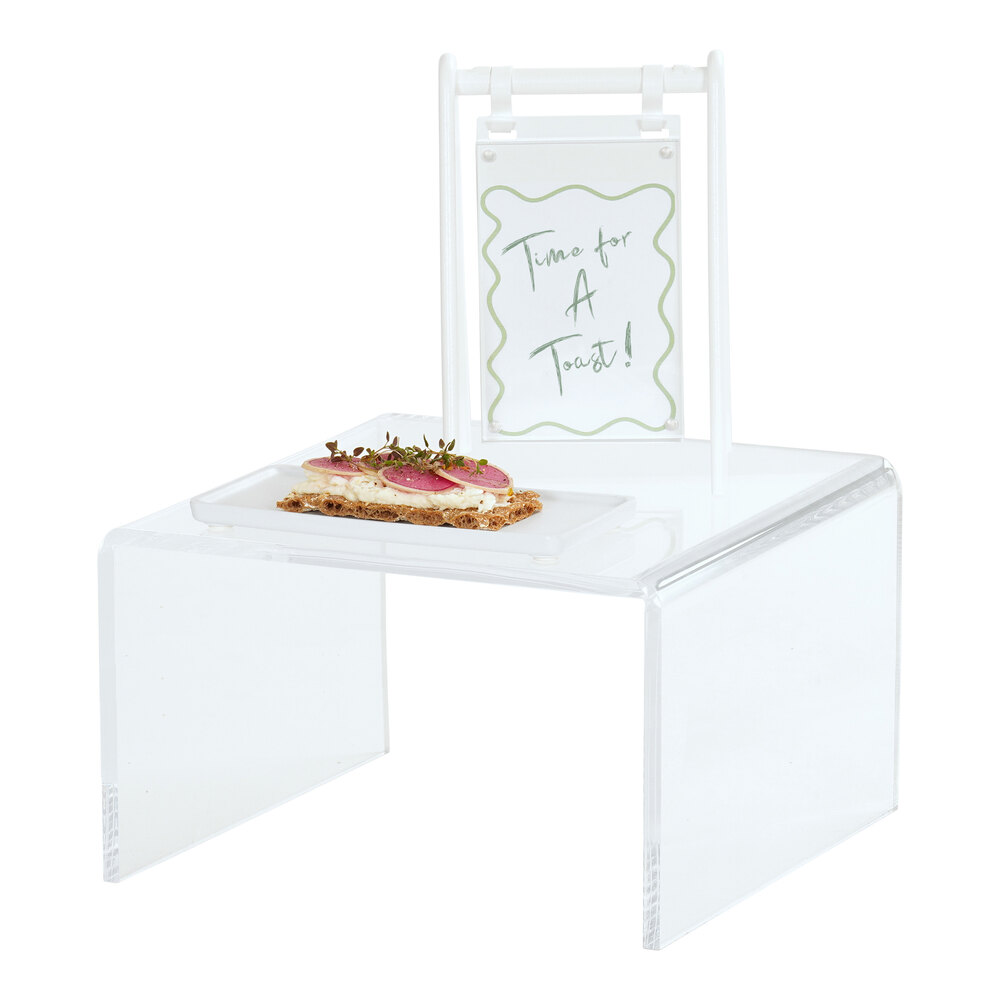 Cal-Mil Milo 12" x 12" x 7" Clear Acrylic U-Shape Display Riser