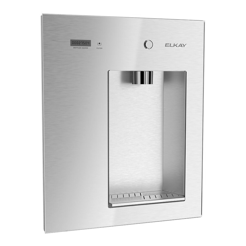 Zurn Elkay LBWDM0SSBC Liv EZ Steel Gray Built-In Filtered Mechanical ...