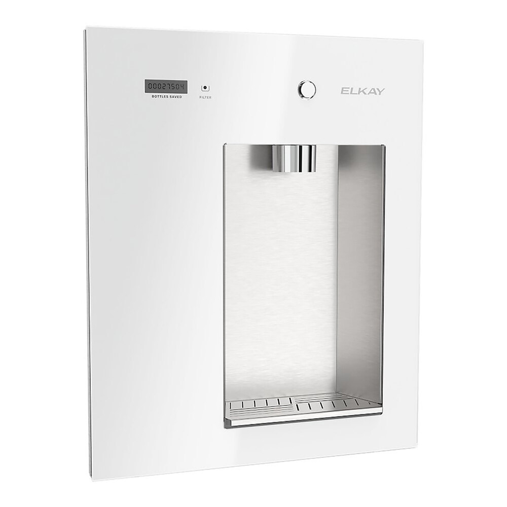 Zurn Elkay LBWDM0WHBC Liv EZ Aspen White Built-In Filtered Mechanical ...