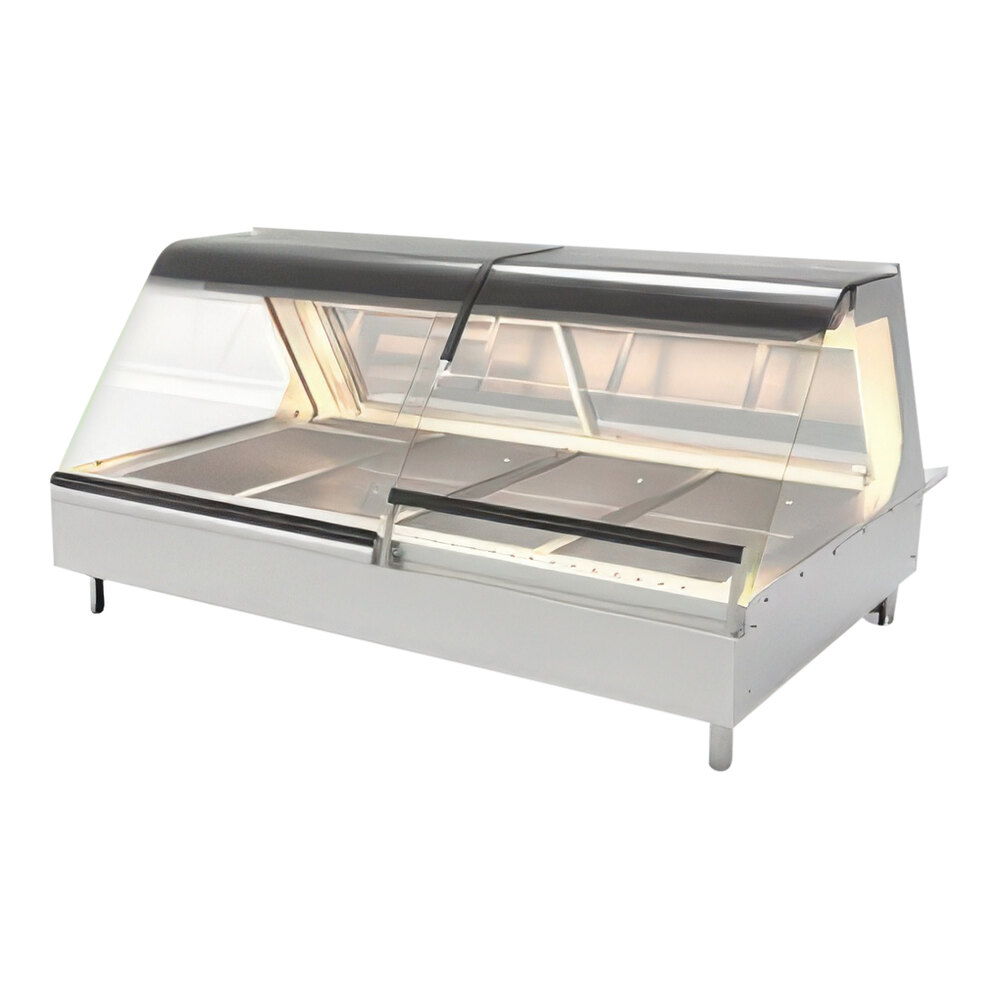 Giles GHM-5C 57 3/8" 4-Well Full-Serve Hot Food Merchandiser - 208/240V