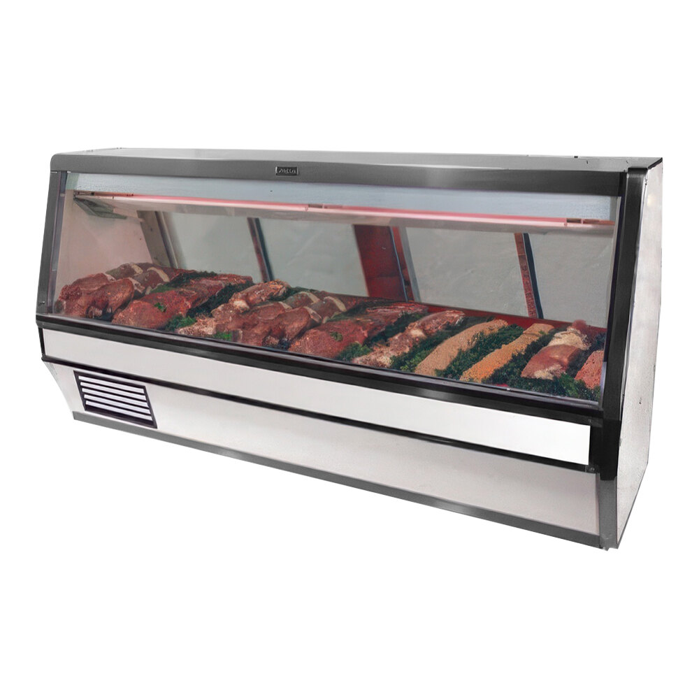 Howard McCray SC-CMS40E-6-BE-LED 40 Series 76 1/2" Black Endless Single-Duty Refrigerated Red ...