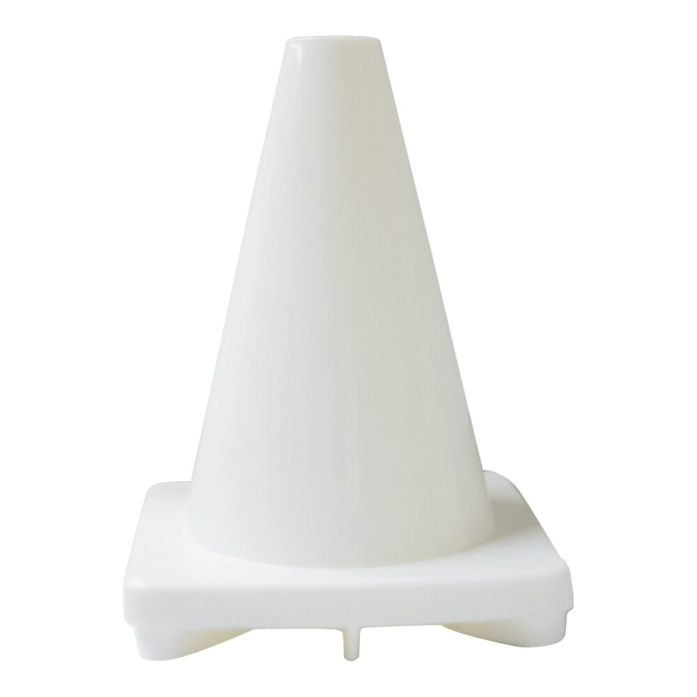 Cortina 5" White Sport Cone with 0.25 lb. Base 03-500-34-09