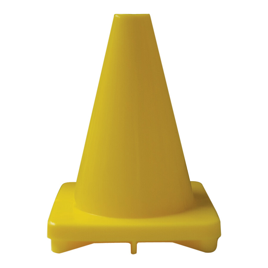 Cortina 5" Yellow Sport Cone with 0.25 lb. Base 03-500-34-06