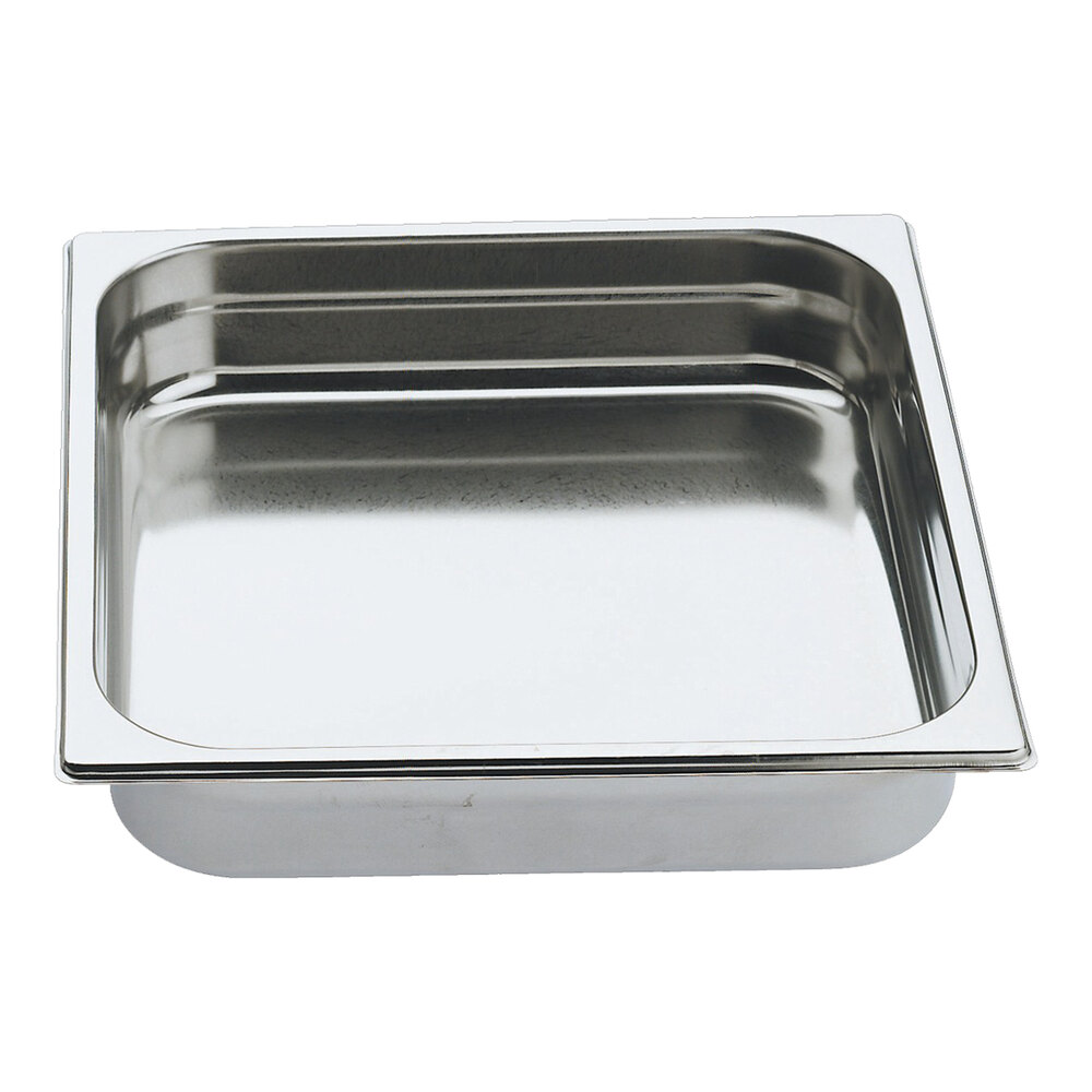 Abert Cosmo 2/3 Size 6 Qt. Rectangular Stainless Steel Food Pan by Arc ...