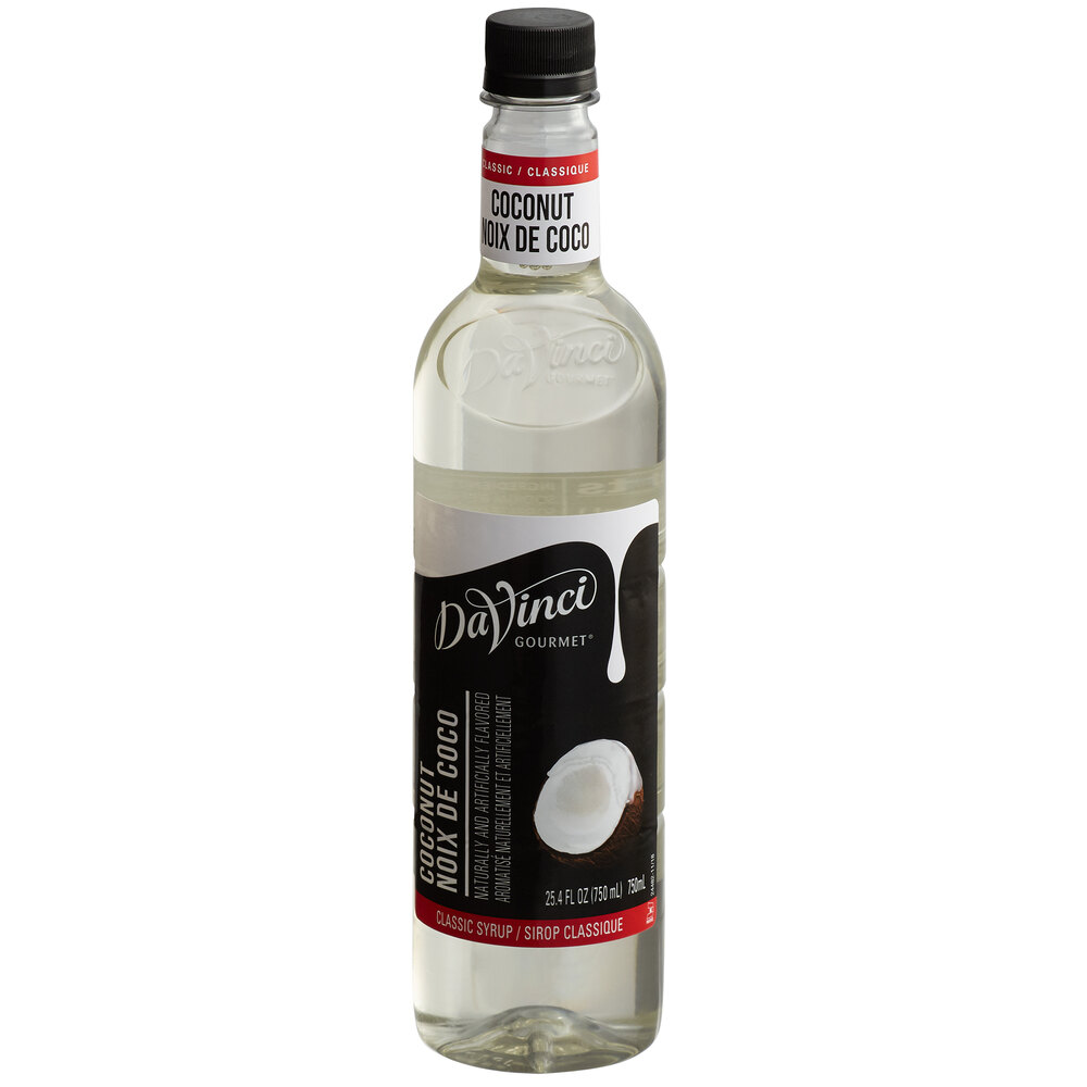 DaVinci Gourmet Classic Coconut Flavoring Syrup 750 mL - 12/Case