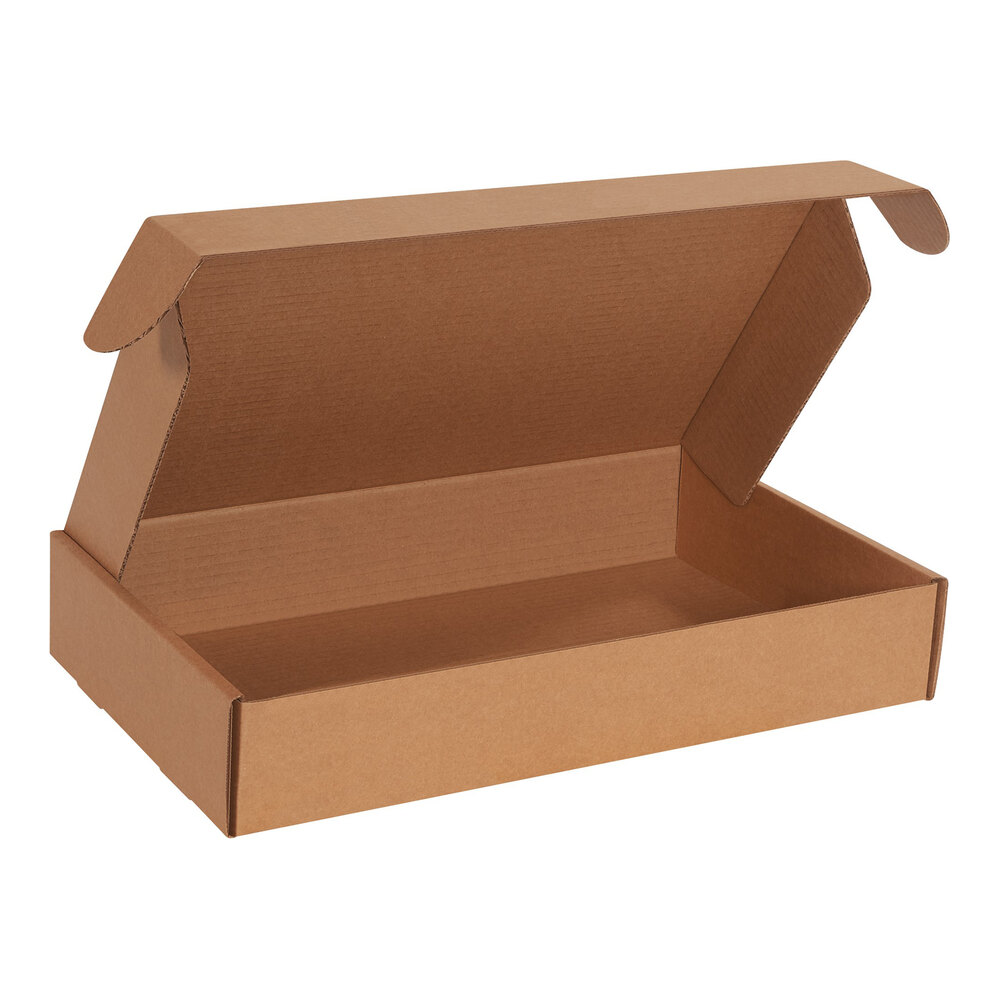 Lavex 16" x 10" x 2 3/4" Kraft Deluxe Corrugated Mailer with Front ...