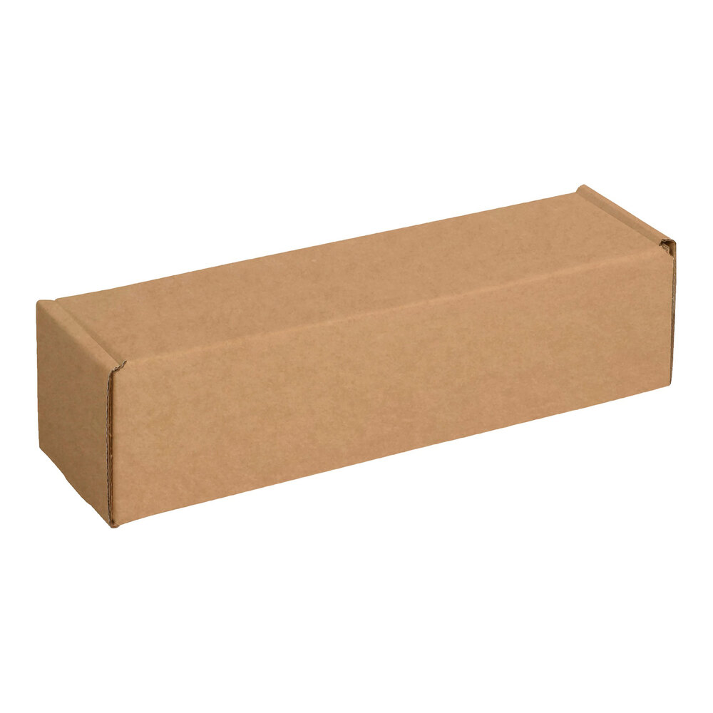 Lavex 10" x 4" x 4" Kraft Deluxe Corrugated Mailer with Front Locking ...