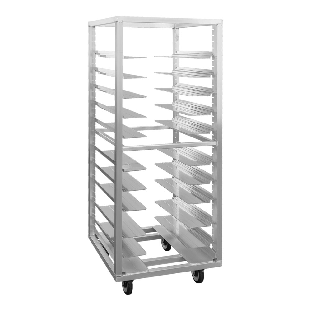 New Age 12 Pan End Load Adjustable Aluminum Bun / Sheet Pan Rack 1650