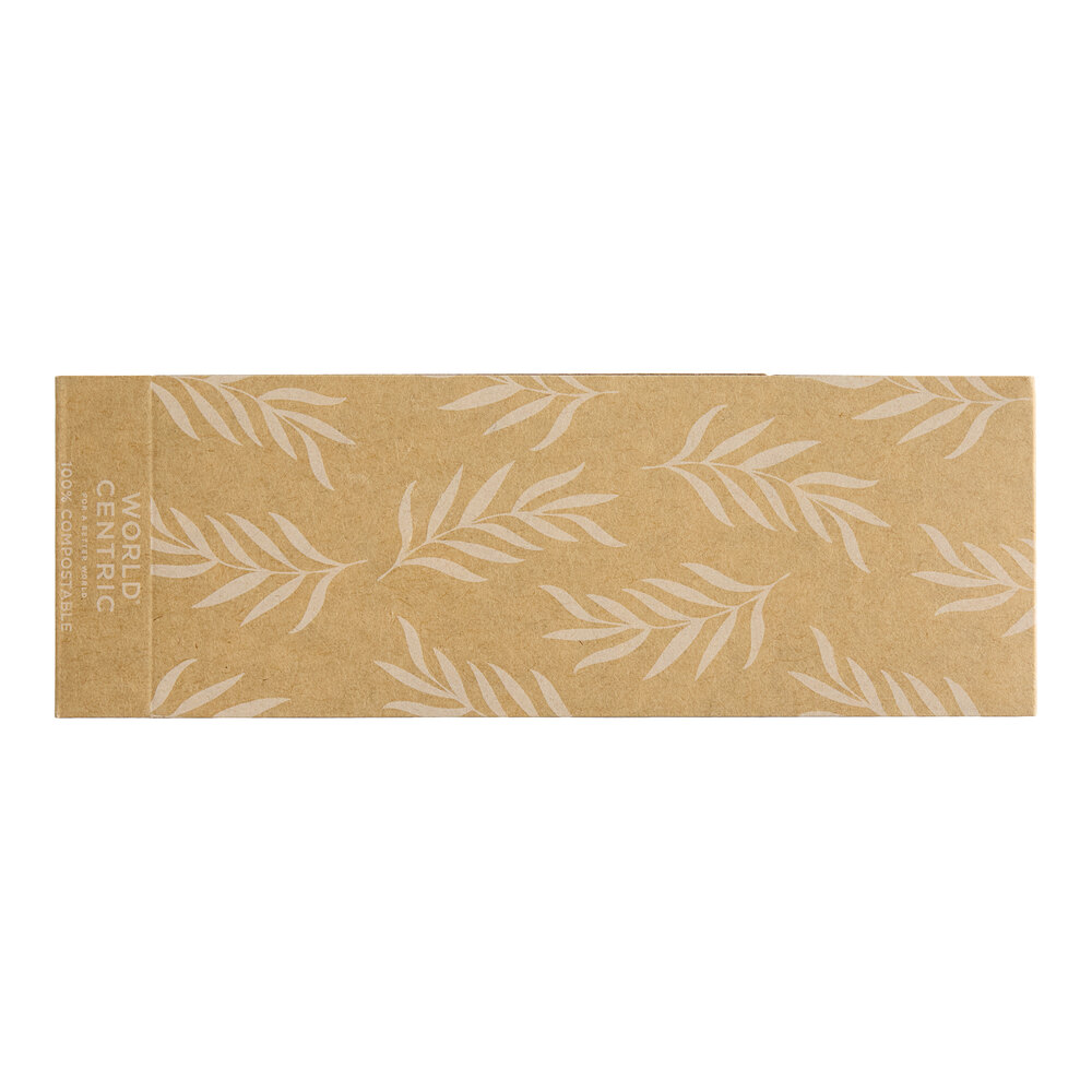 World Centric Compostable Paper Sleeve for 15.5-18 oz. Fiber Containers ...