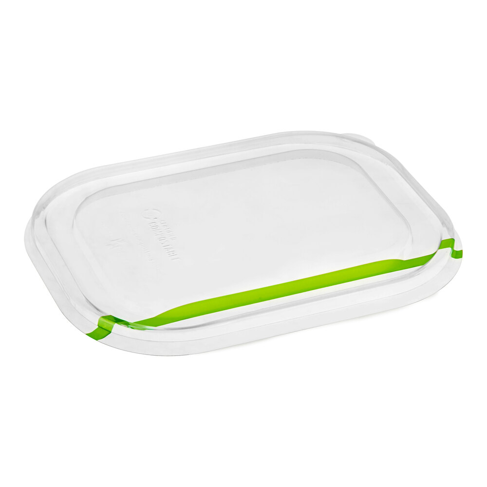 World Centric GreenLight Compliant PLA Plastic Compostable Flat Lid for ...