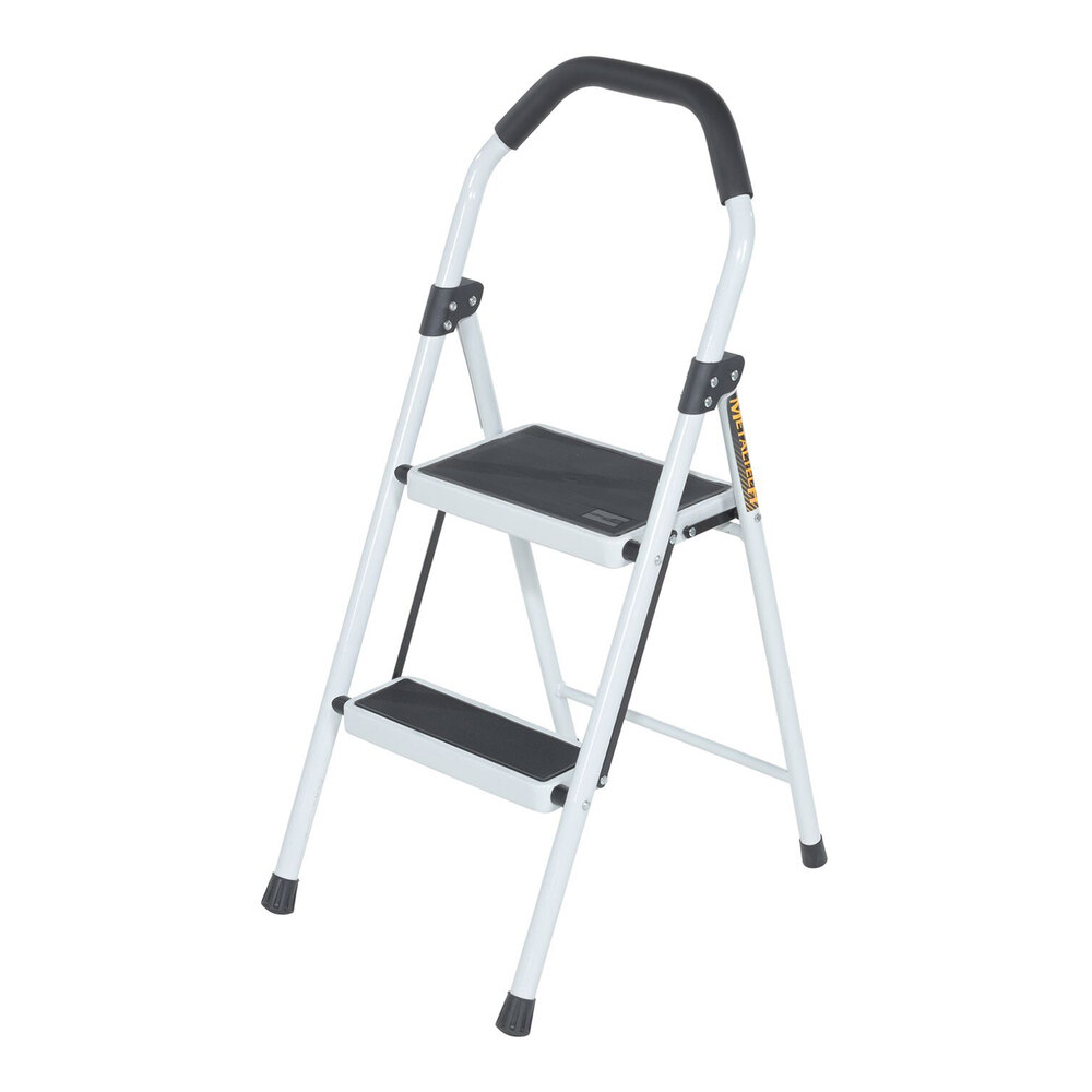 Vestil Steel 2-Step Fold-Up Step Ladder FSL-HS-2-225
