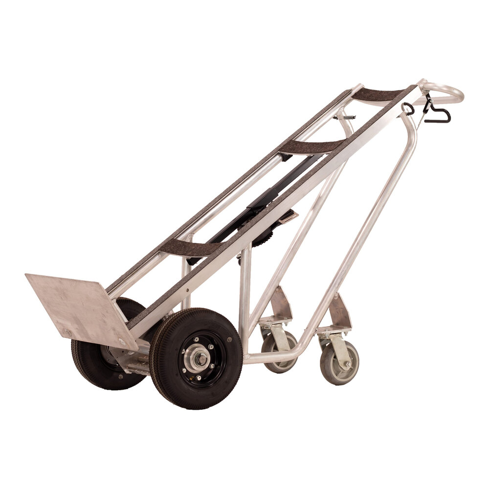 Valley Craft 1,000 lb. Deluxe 4-Wheel Extended Frame Steel Hand Truck ...