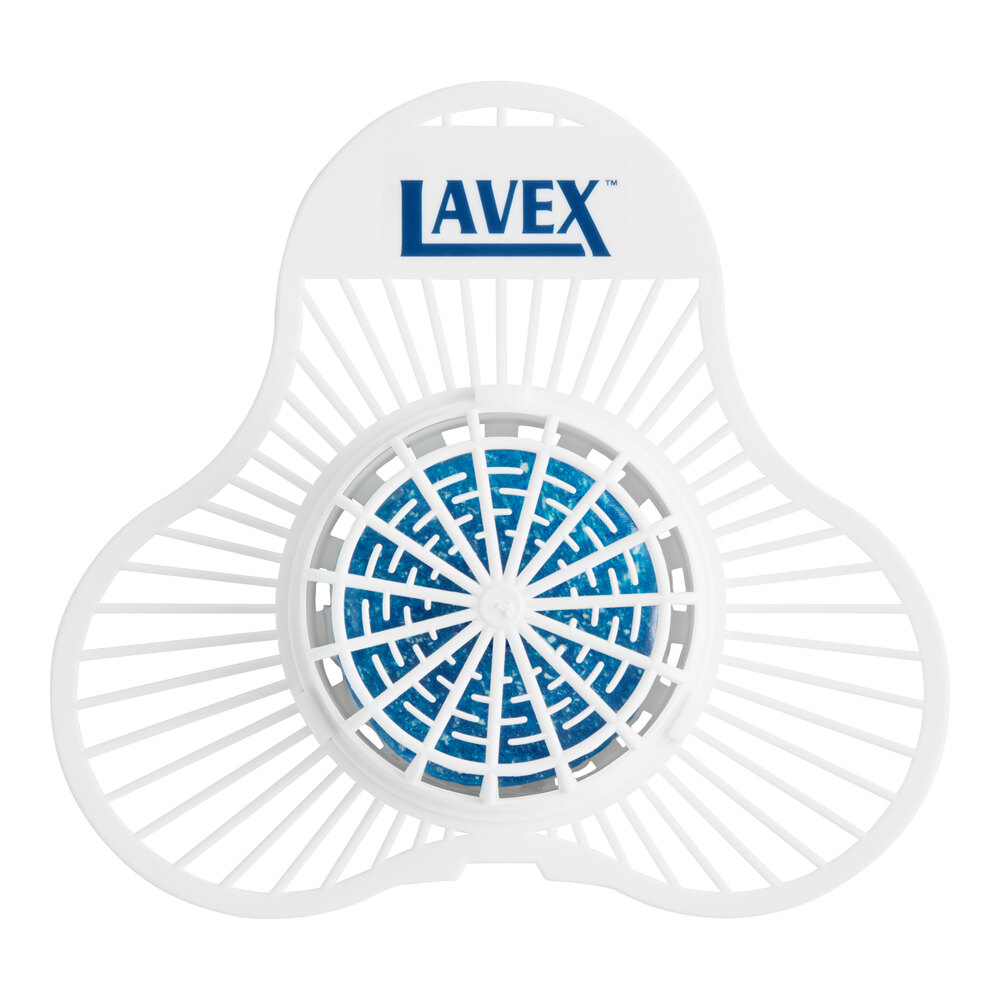 Lavex Deodorizing Urinal Screen with Cherry Scented Enzymatic Block ...