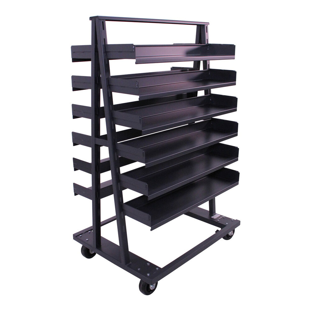 Valley Craft 38" x 30" x 63" Heavy-Duty Double-Sided A-Frame Cart with ...