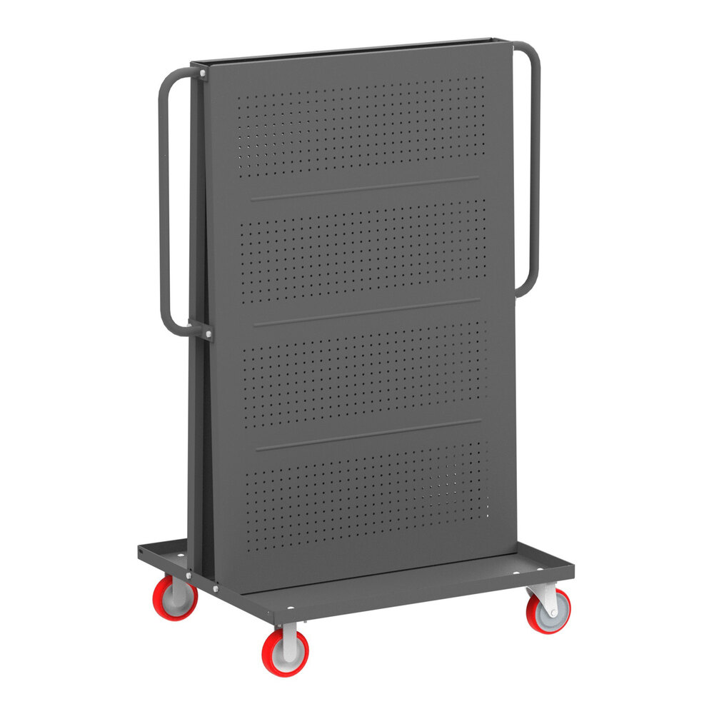 Valley Craft 57" x 30" x 62" Gray Double-Sided A-Frame Bin and Tool ...