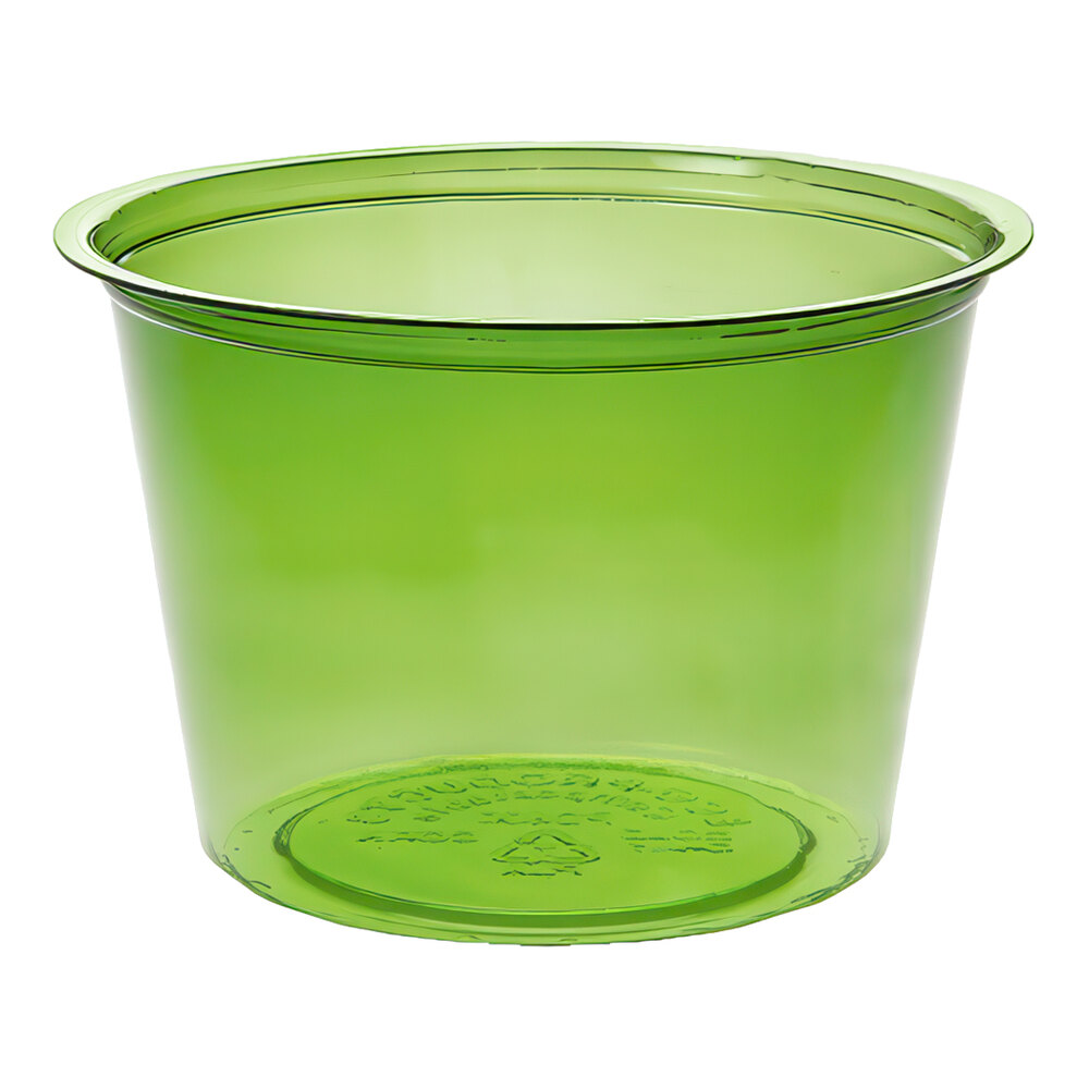 Eco-Products Veridian 4 oz. Compostable Green PLA Plastic Portion Cup - 2,000/Case