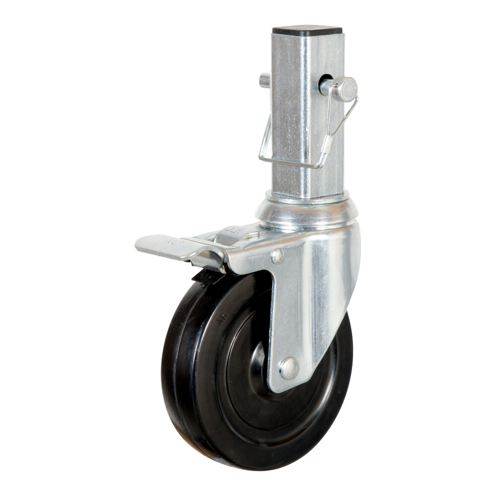 Metaltech 5" Swivel Caster with Locking Pin