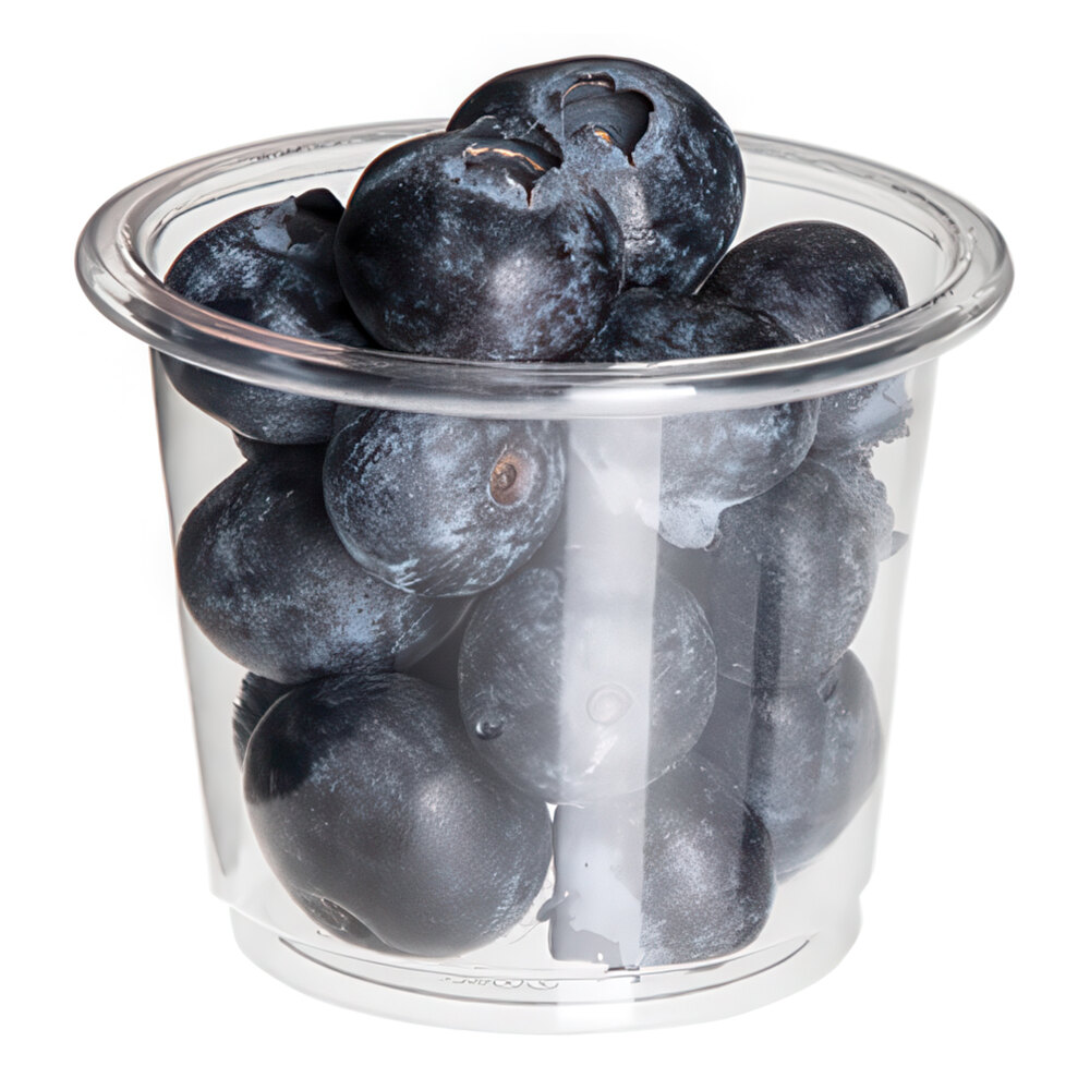 Eco-Products 1 oz. Compostable Clear PLA Plastic Portion Cup - 5,000/Case