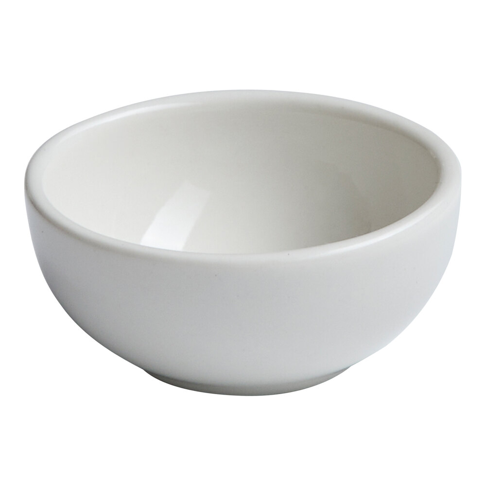 Ariane Prime 4.4 oz. Warm White Porcelain Bowl - 12/Case