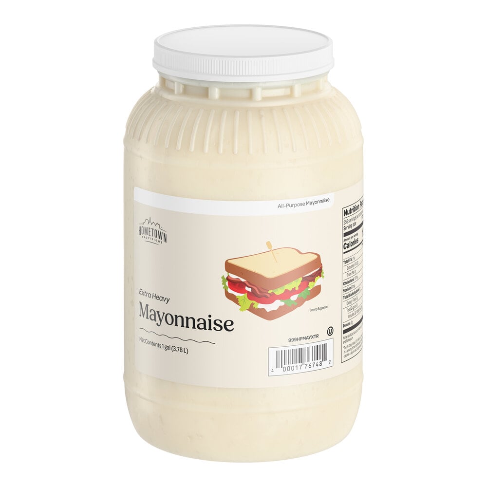 Hometown Provisions Extra Heavy Mayonnaise 1 Gallon - 4/Case