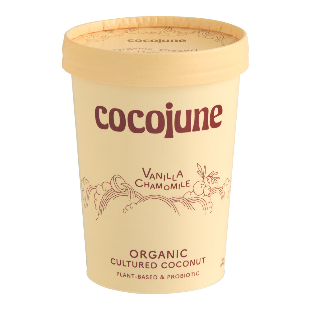 Cocojune Dairy-Free Vanilla Chamomile Coconut Cultured Yogurt ...