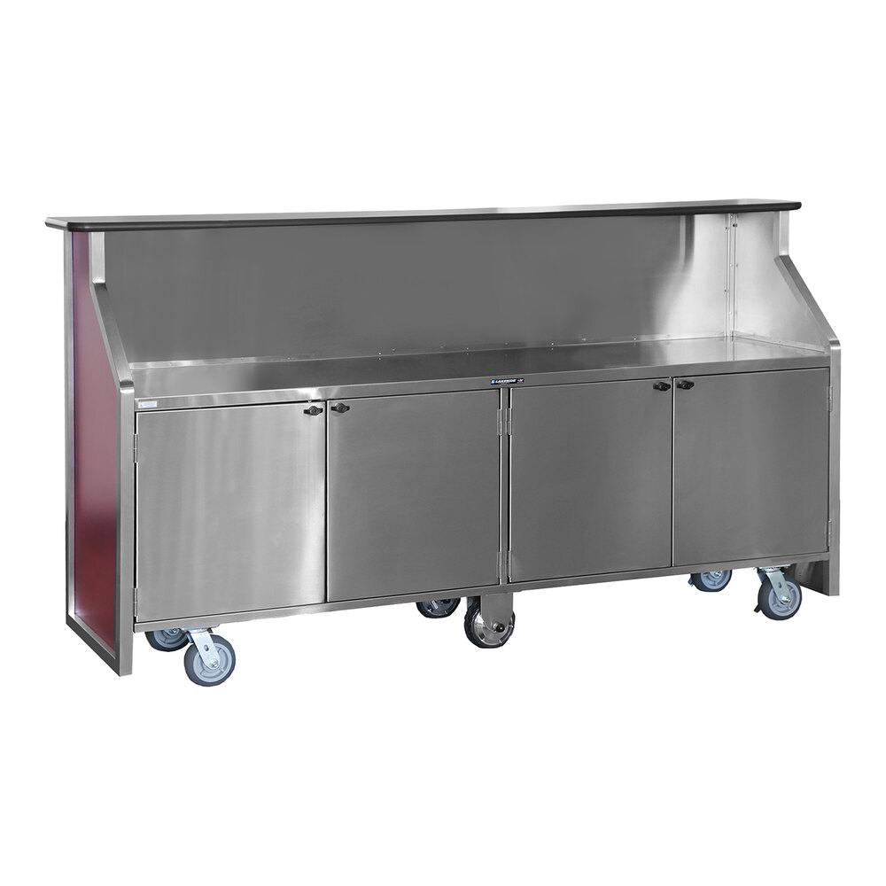 Lakeside 173672RM 95" Red Maple Laminate / Stainless Steel Electric ...