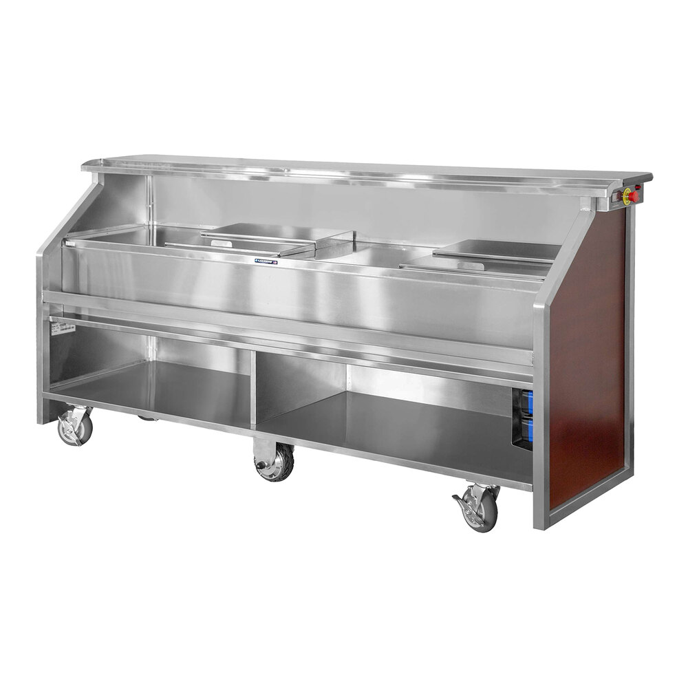 Lakeside 173671RM 95" Red Maple Laminate / Stainless Steel Electric ...