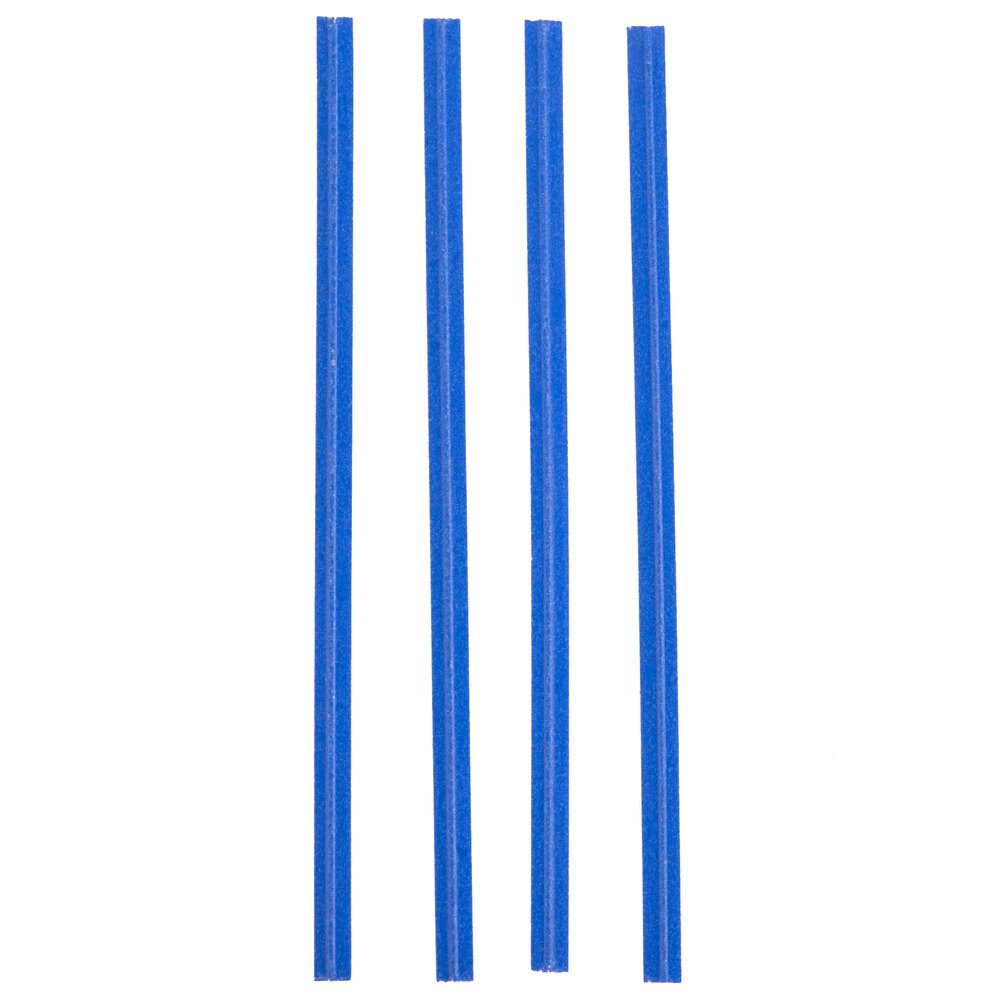 Bedford Industries Inc. 4" Blue Laminated Paper Bag Twist Ties - 50,000 ...