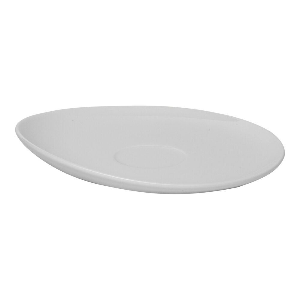 Ariane Vital Coupe 6 5/16" Warm White Round Slanted Porcelain Coupe ...