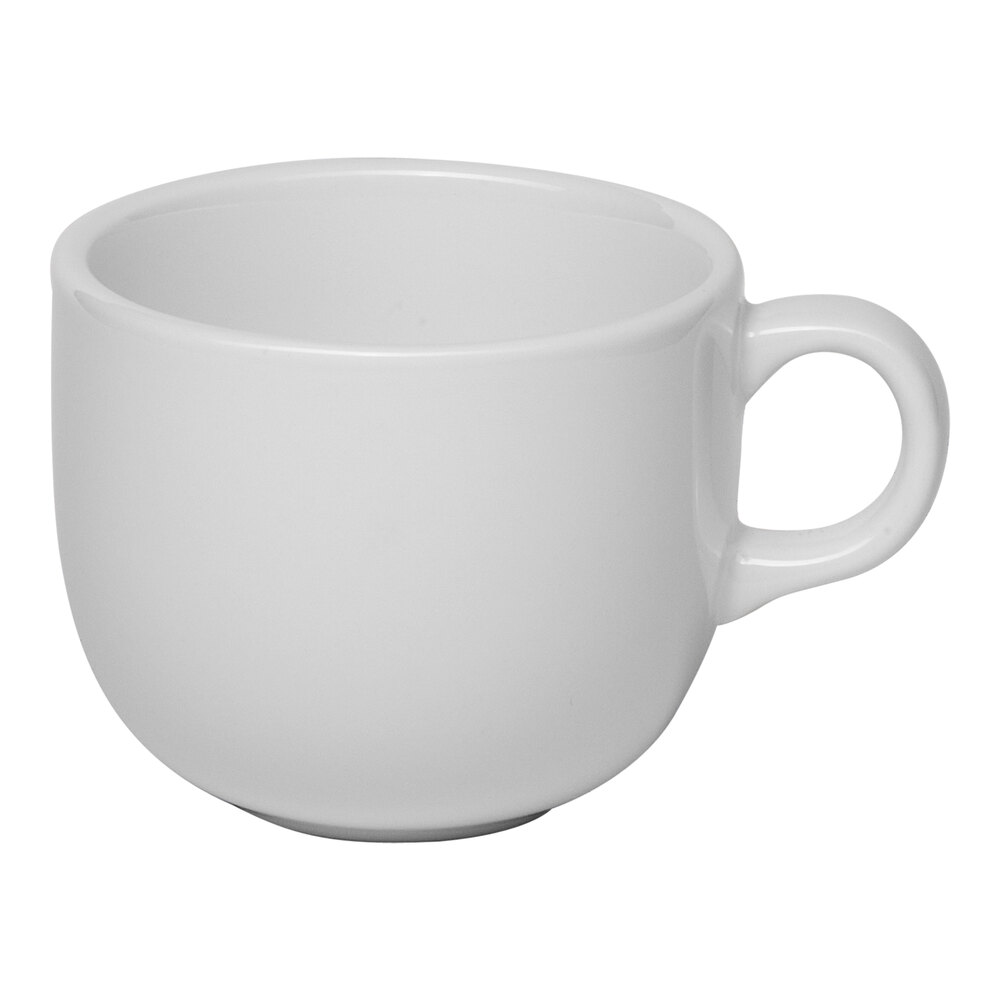 Ariane Vital Coupe 7.78 oz. Warm White Porcelain Tea Cup - 12/Case