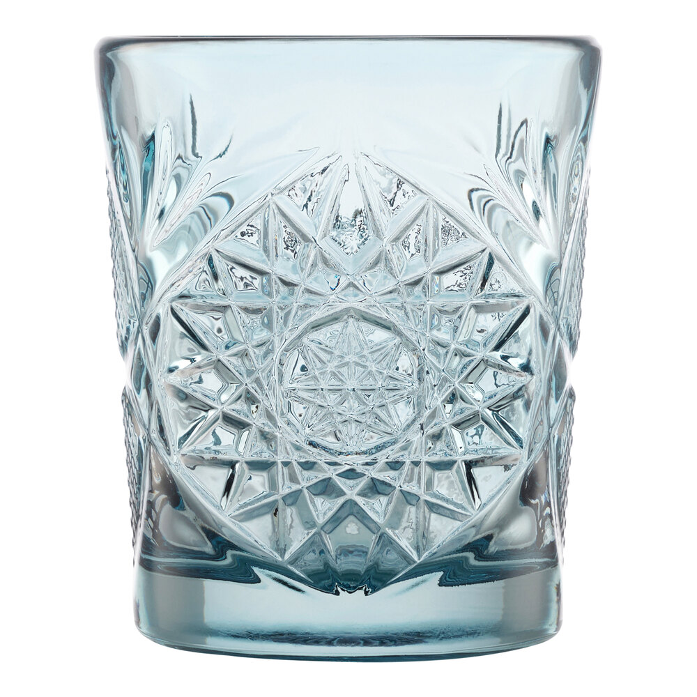 Libbey Hobstar 12 oz. Sapphire Rocks / Double Old Fashioned Glass - 12/Case