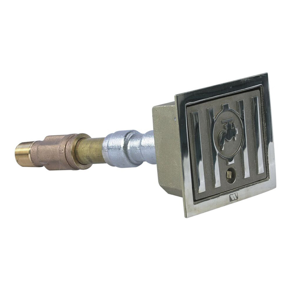 Watts HY-725-12 12" Non-Freeze Wall Hydrant with Nickel Bronze Box