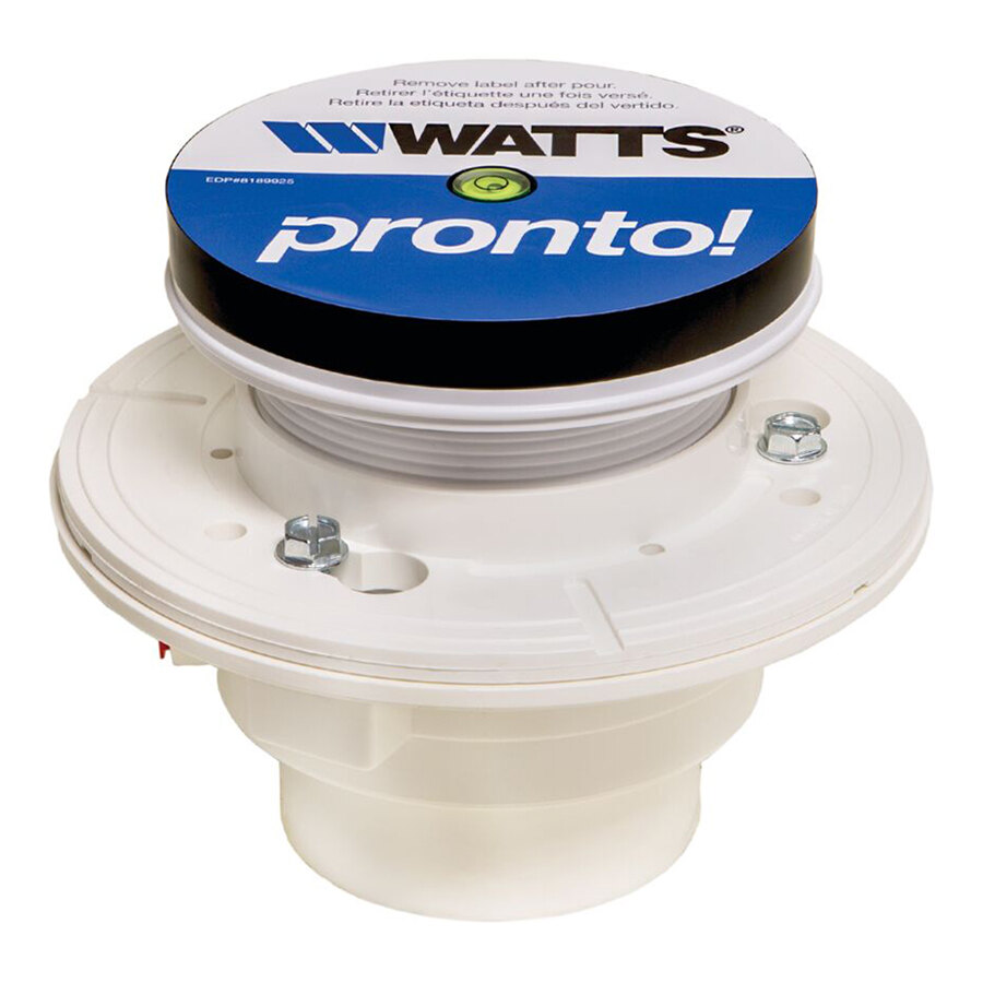 Watts Pronto! FD-193-PR5-60 5" Round Adjustable PVC Floor Drain with ...