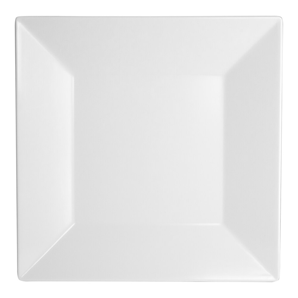 Creations Polar White from Steelite International 10" Melamine Square ...