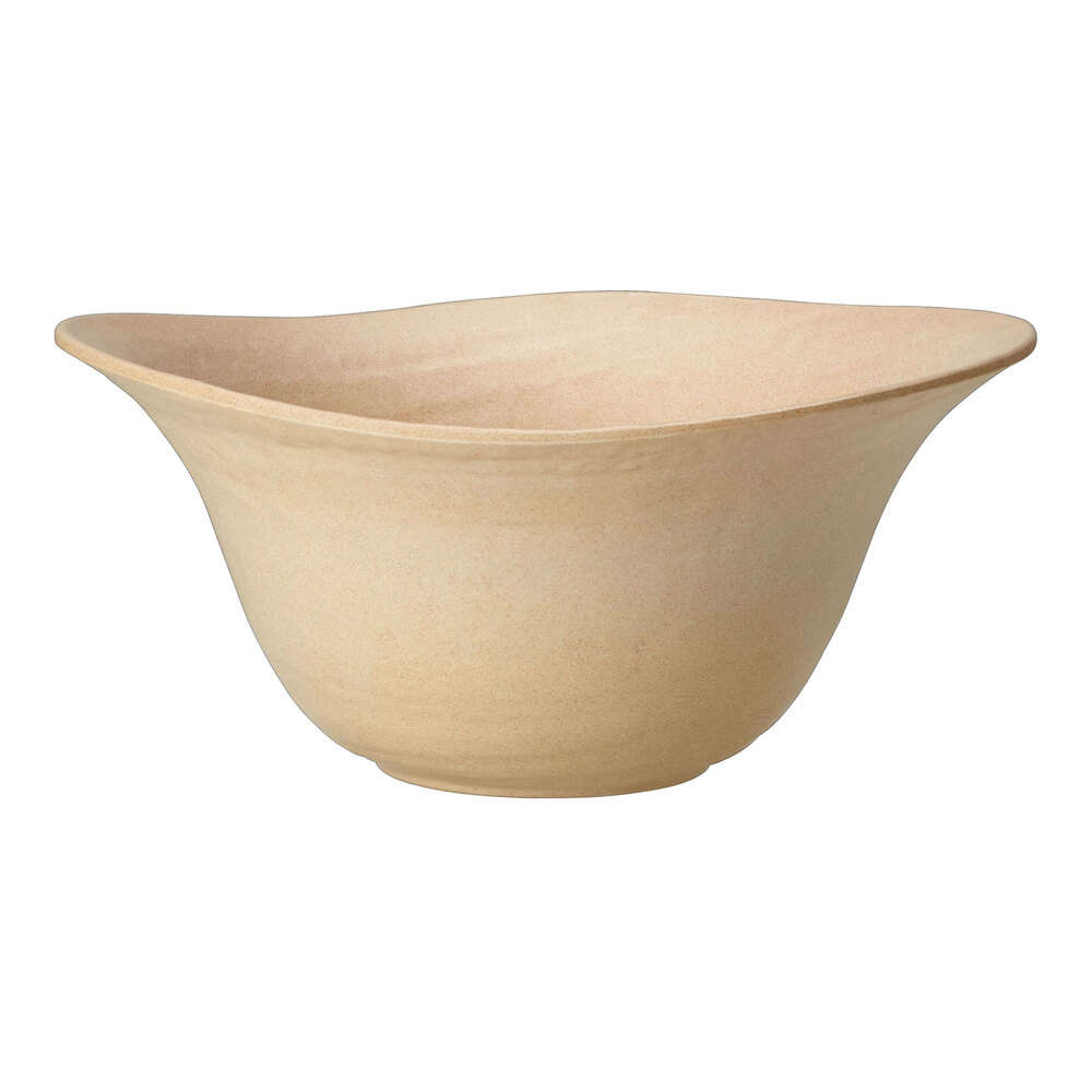 Creations Scape from Steelite International 2.25 Qt. Papyrus Melamine Deep Salad Bowl