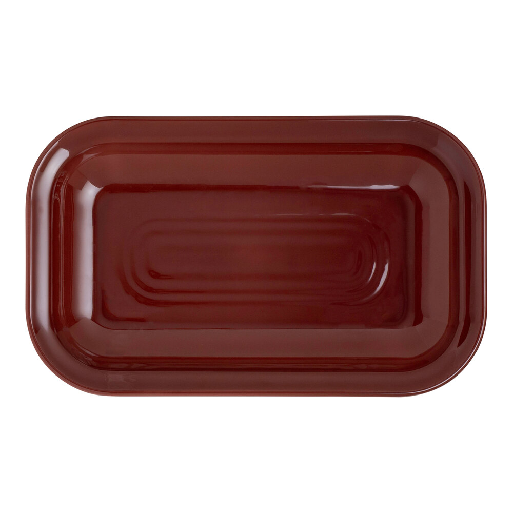 Creations Brooklyn from Steelite International 10 3/8" x 6 3/8" Red ...