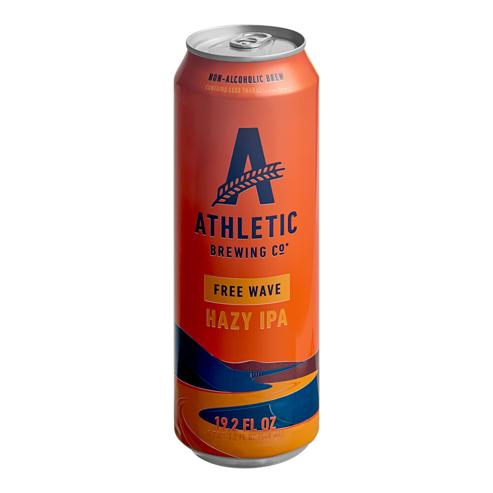Athletic Brewing Co. Free Wave Non-Alcoholic Hazy IPA 19.2 fl. oz. 15-Pack