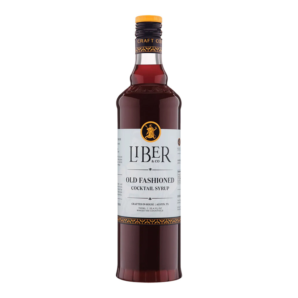 Liber & Co Old Fashioned Syrup 750 mL - 6/Case