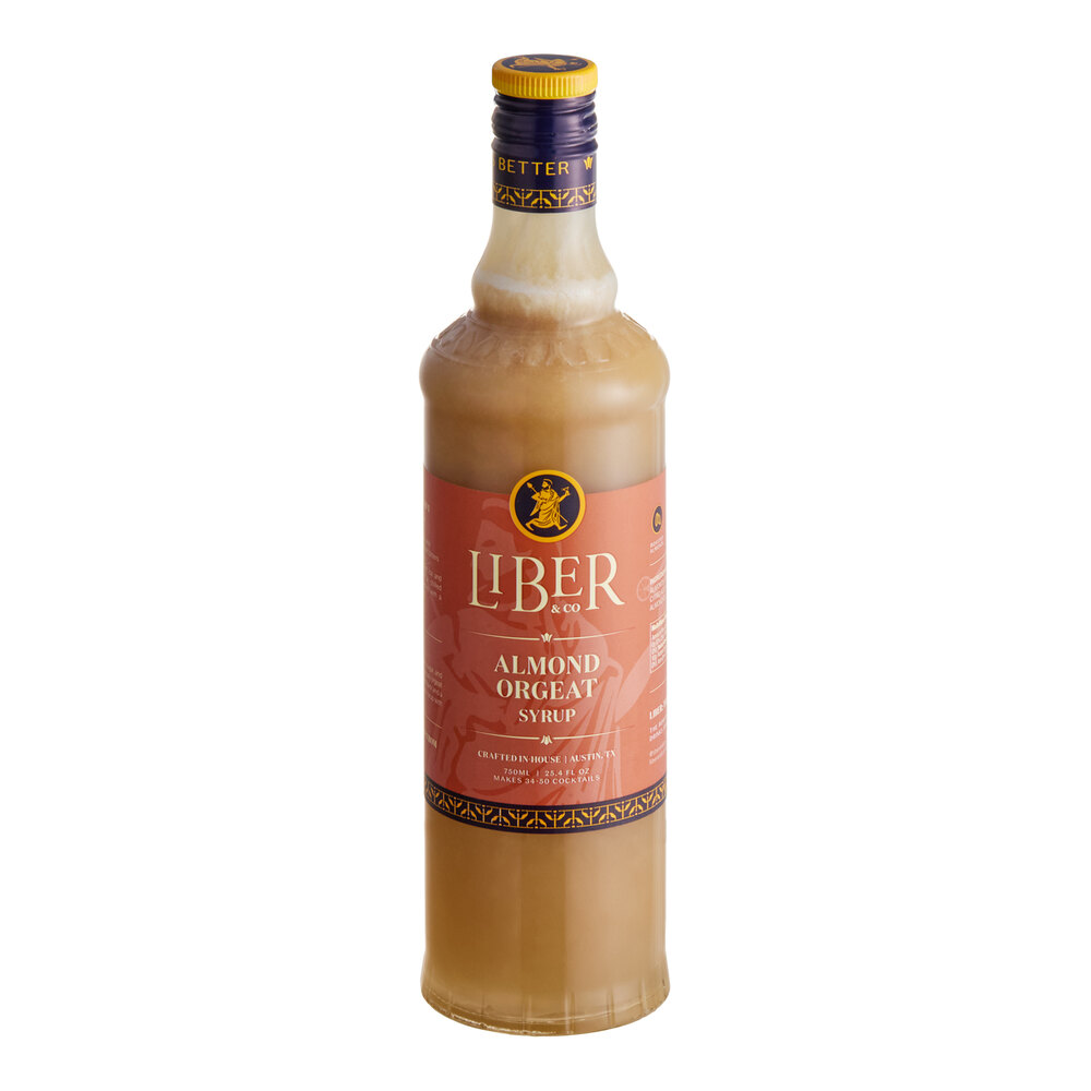 Liber & Co Almond Orgeat Syrup 750 mL