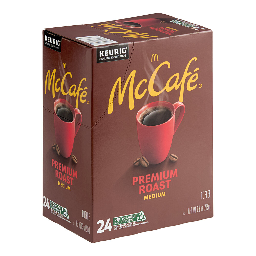 McCafe Premium Roast Coffee Single Serve Keurig® K-Cup® Pods - 96/Case