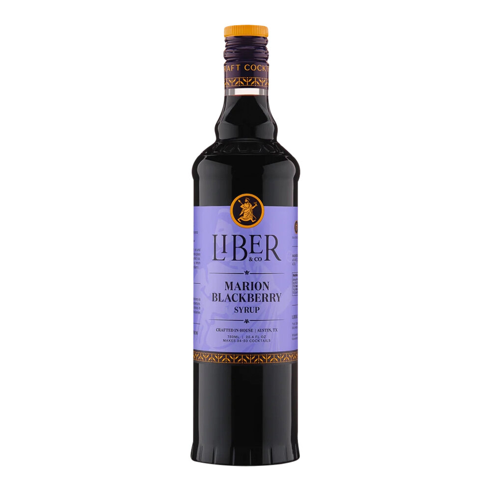 Liber & Co Marion Blackberry Syrup 750 mL - 6/Case