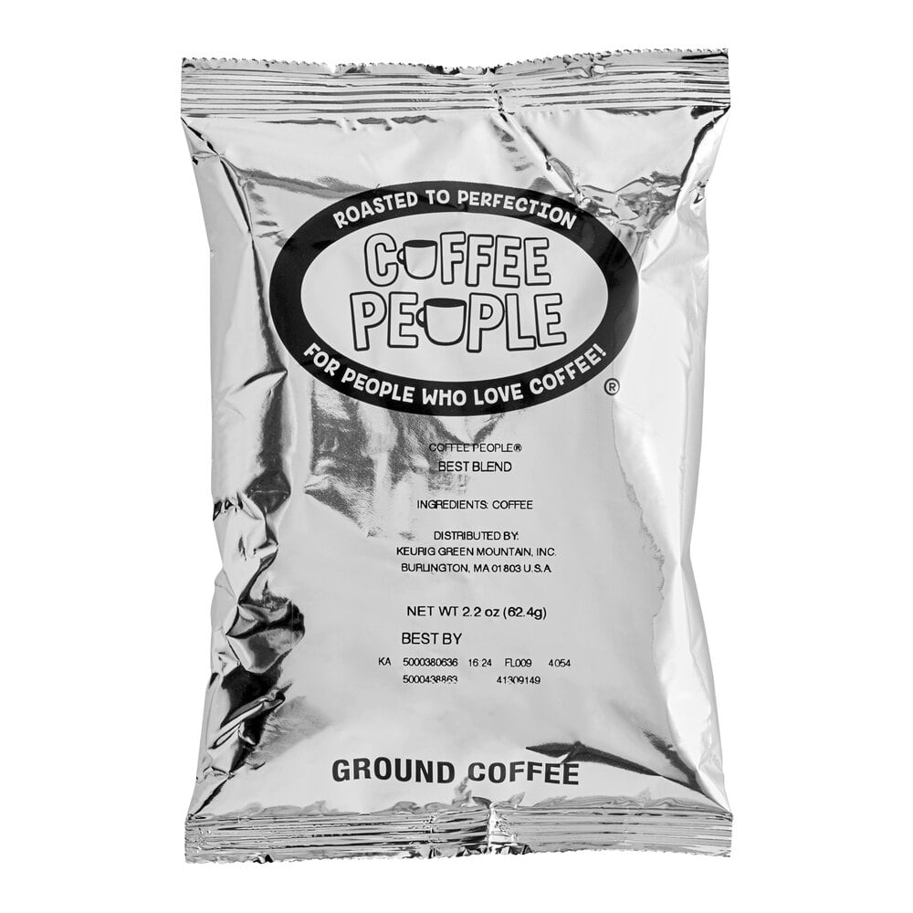 Coffee People Best Blend Coffee Packet 2.2 oz. - 50/Case