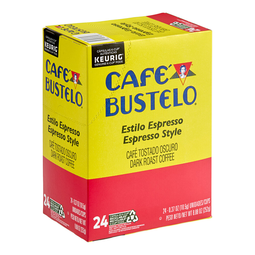 Cafe Bustelo Espresso-Style Coffee Single Serve Keurig® K-Cup® Pods ...