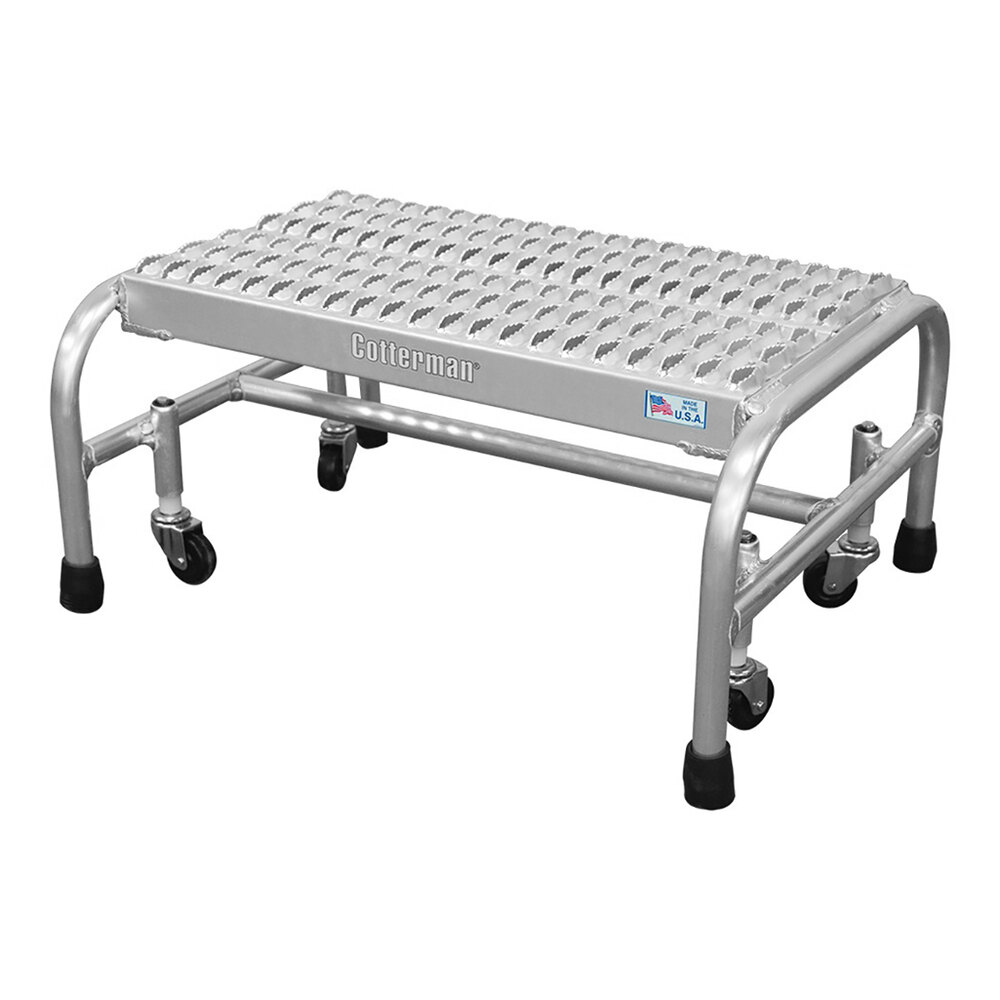 Cotterman Series A 16" x 14" x 12" 1-Step Welded Aluminum Rolling ...