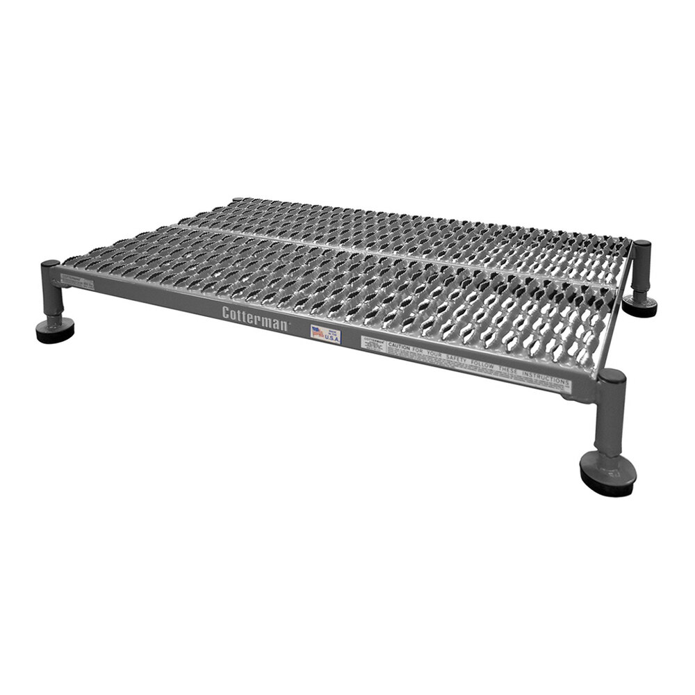Cotterman Series AWP 24" x 48" x 6"-9" Steel Adjustable 1-Step Work ...